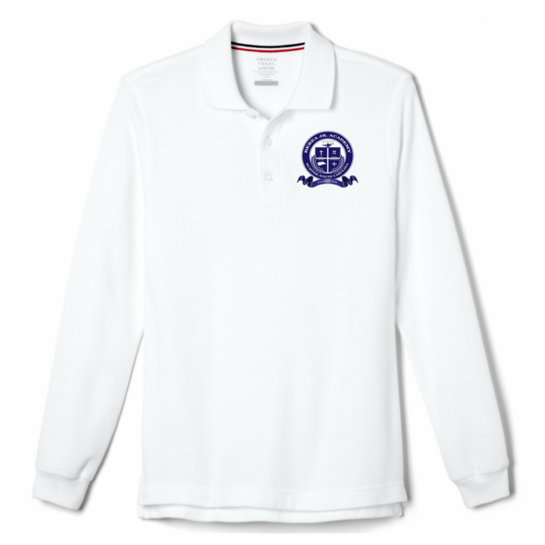 Berea Junior Academy - Co-Ed Youth / Adult Long Sleeve Pique Polo - K ...