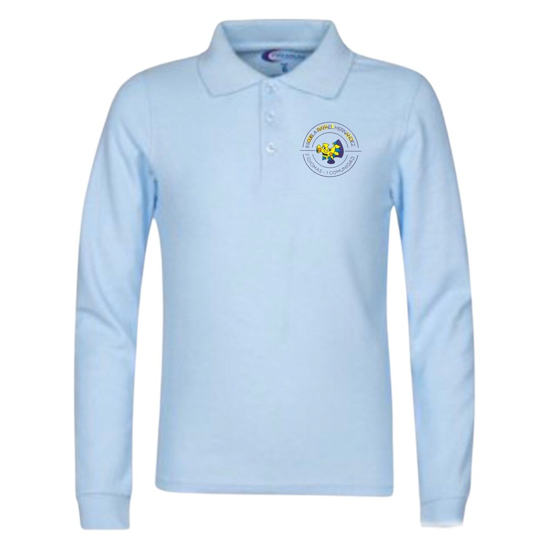 Rafael Hernandez Long Sleeve Polo - K-8th Adult (New Logo) – Metro ...