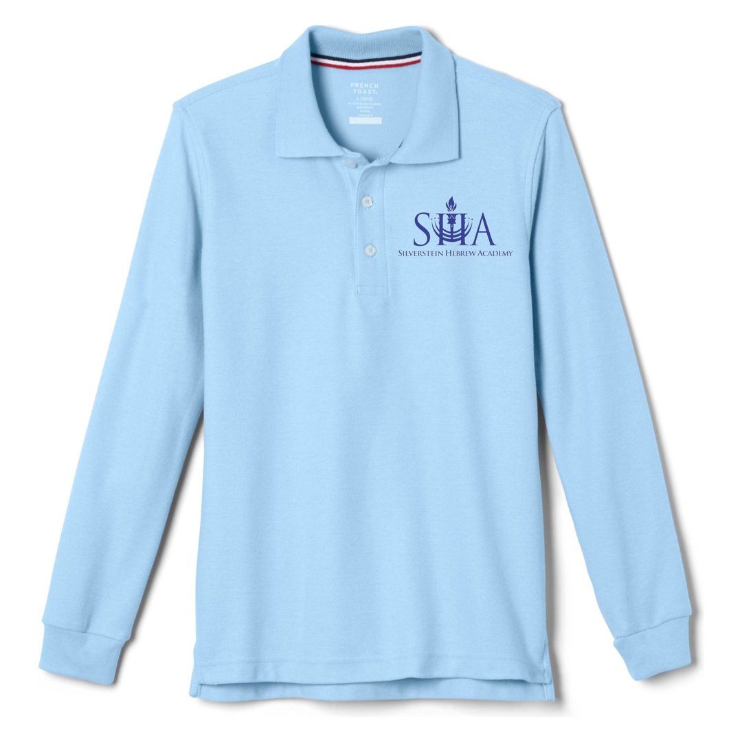 Silverstein Hebrew Academy Long Sleeve Polo - Boys – Metro School Uniforms